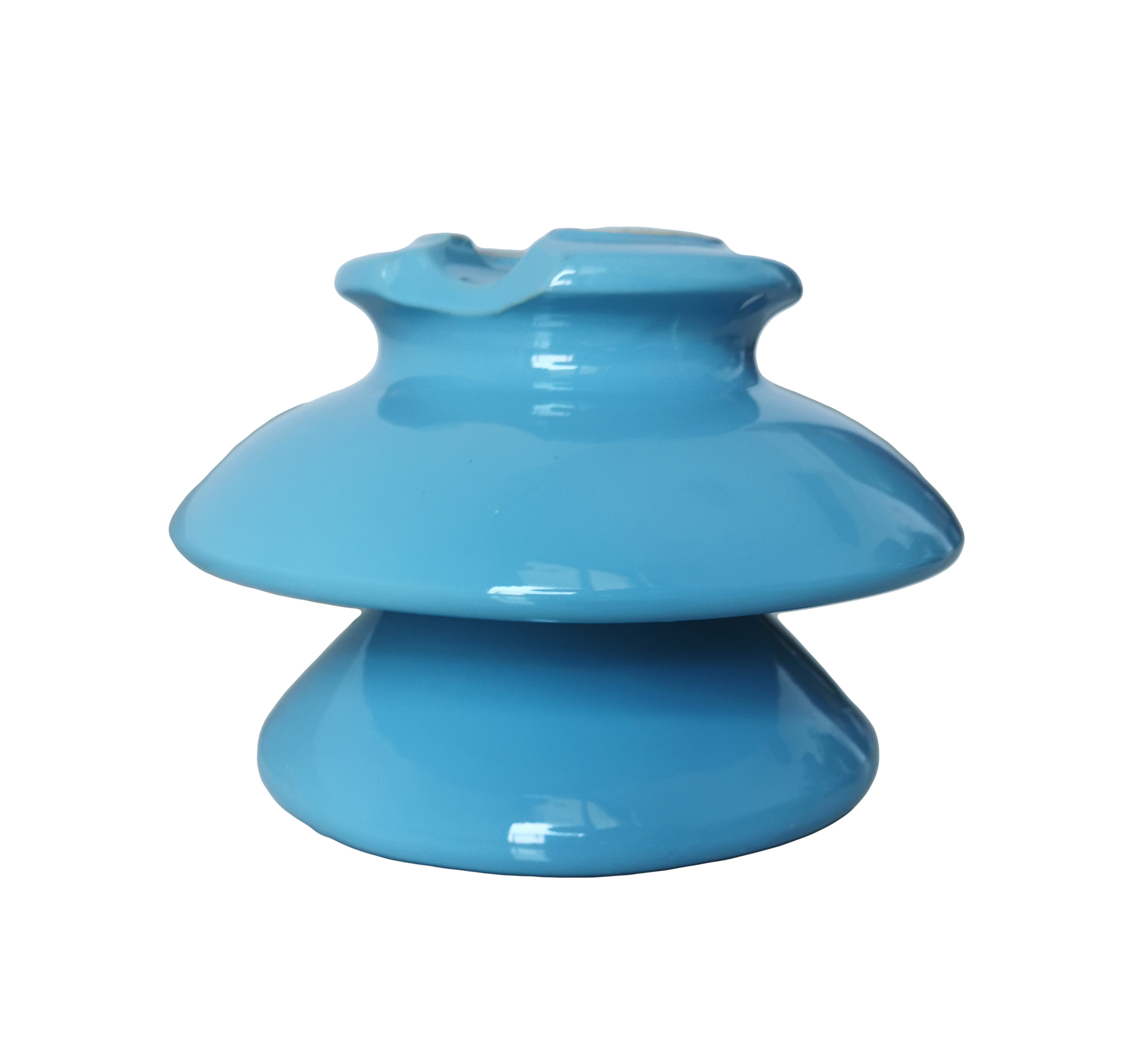 Blue 36kV Porcelain Pin Insulators For Distribution Lines