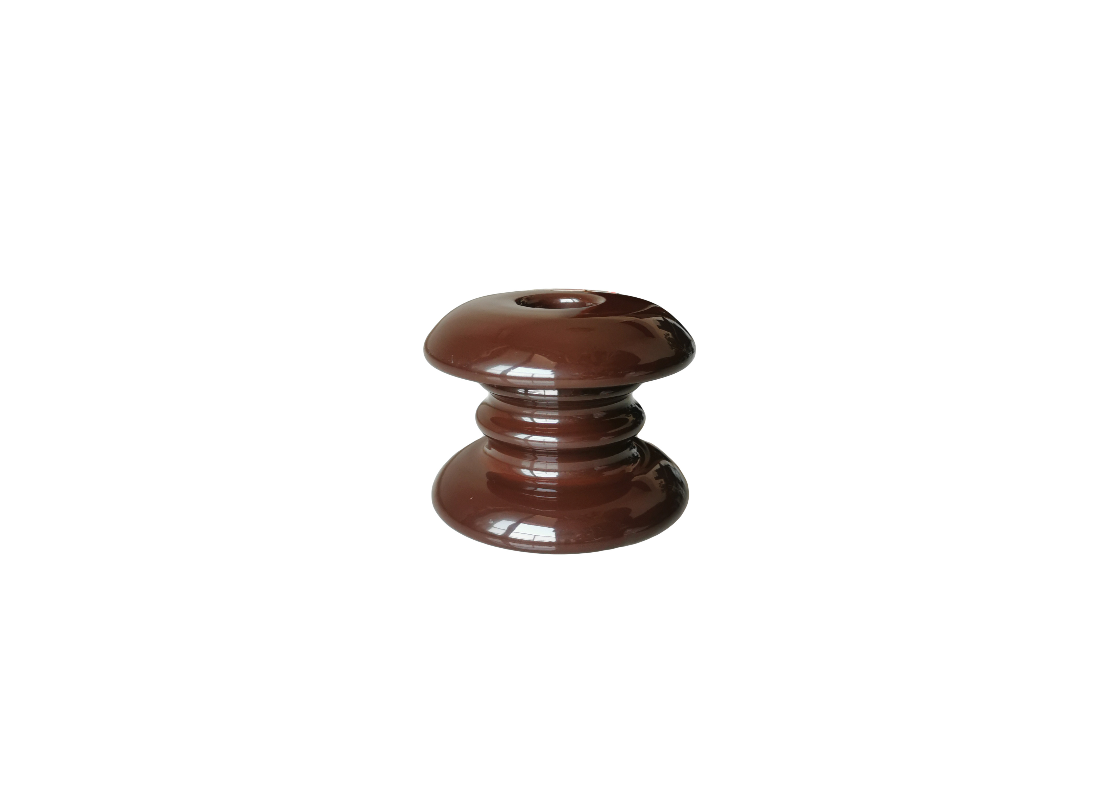 Special Designed Brown Height 93mm Porcelain Spool Insulators