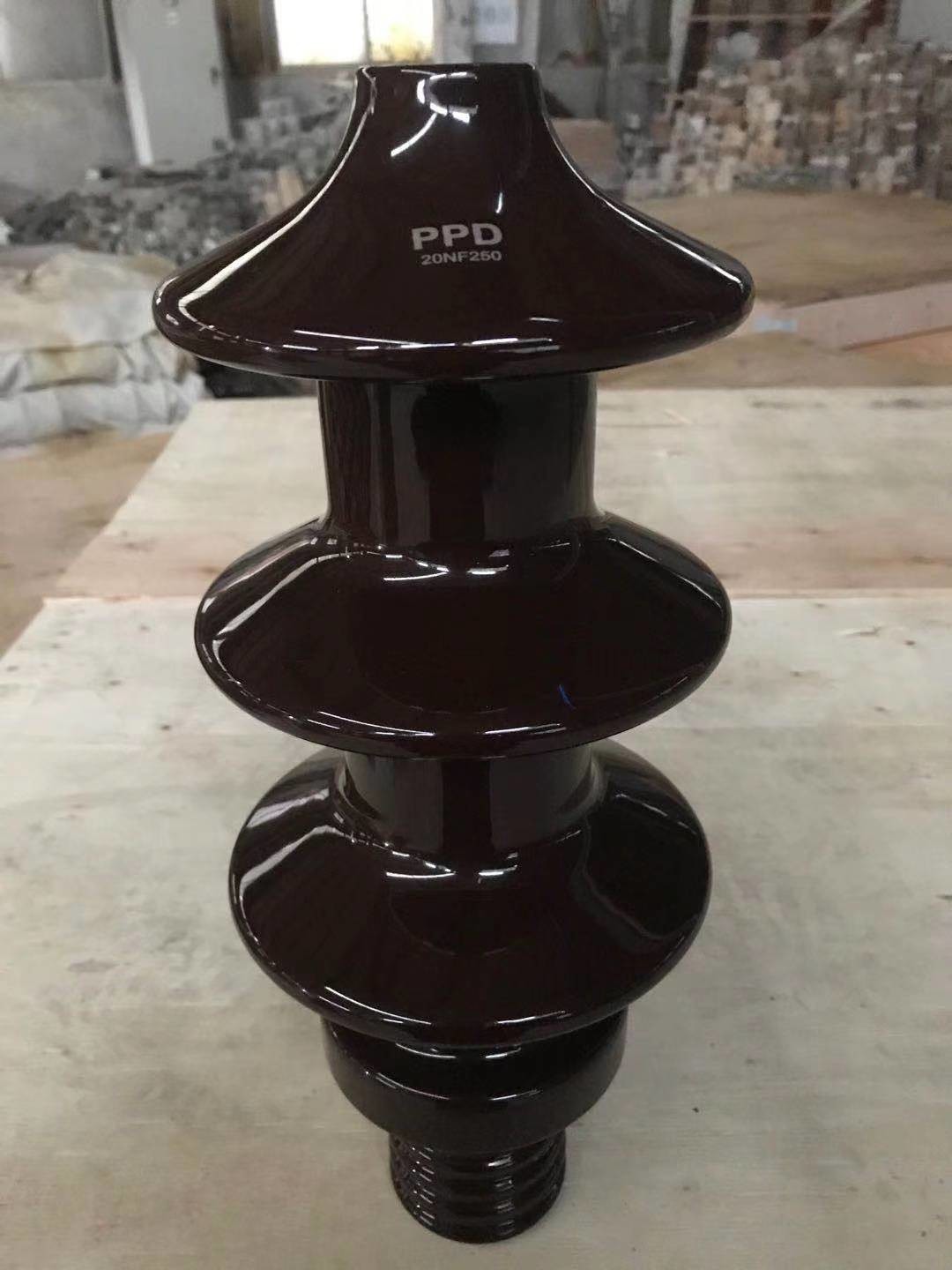 20NF250 Brown Porcelain Bush For Oil Type Distribution Transformer