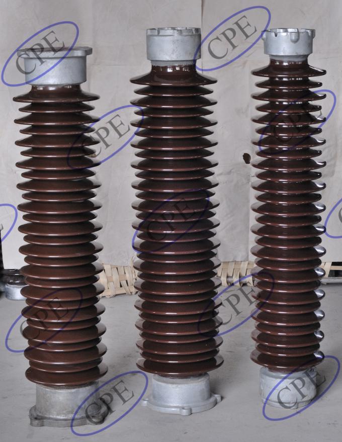 High Voltage Post Ceramic Electrical Porcelain Power Line Insulators 132kv